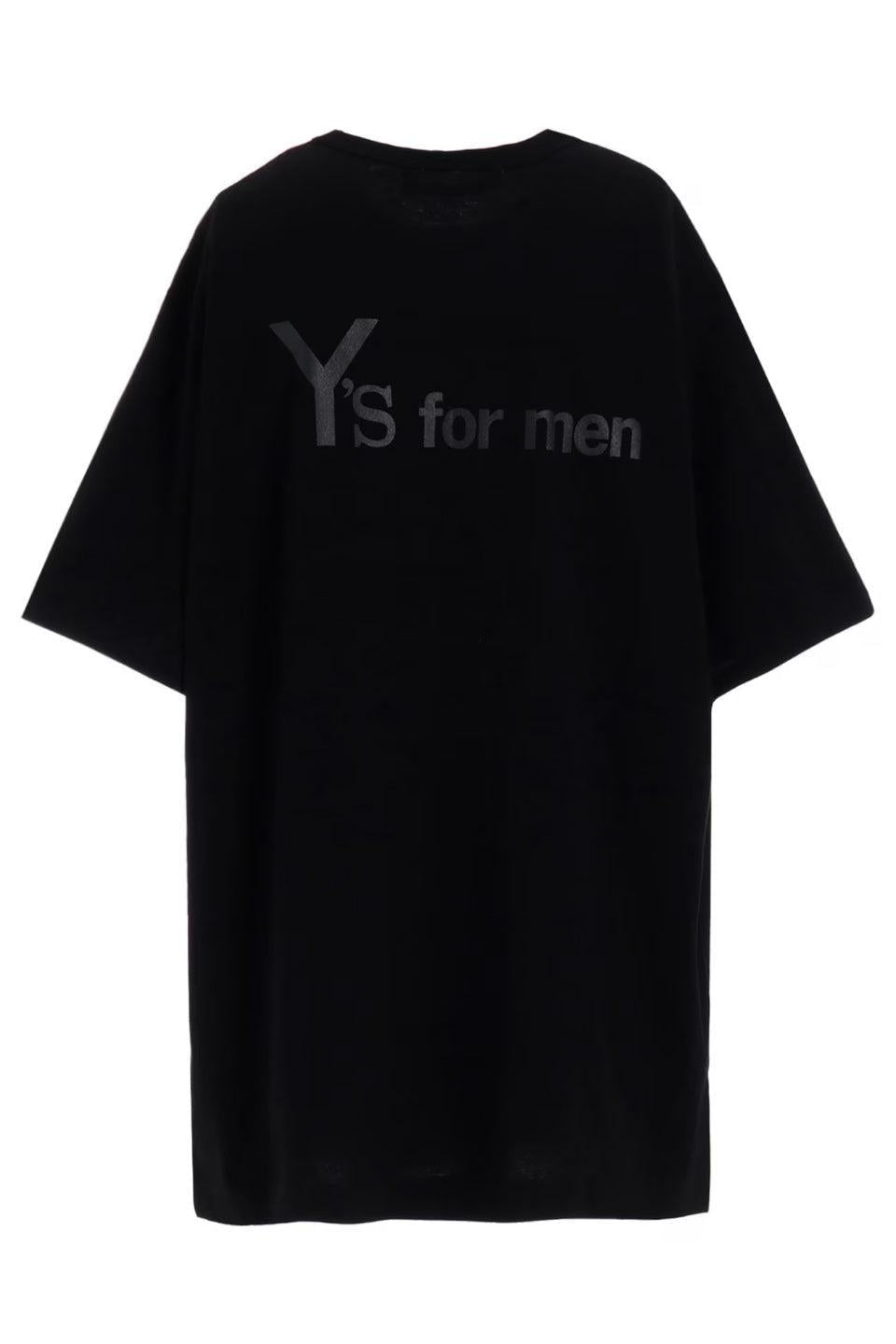 Y's for men(ワイズフォーメン) - Back Print Short Sleeve T-shirt ワイズ・フォー・メン ロゴ・バックプリントTシャツ