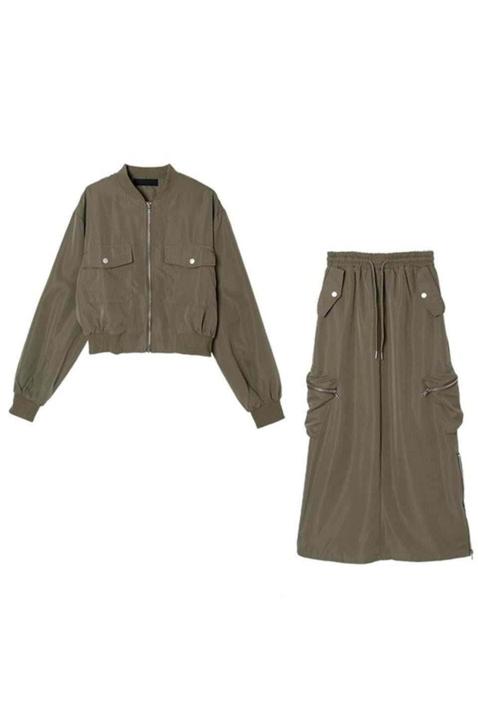 Utility Zip Blouson Set Up